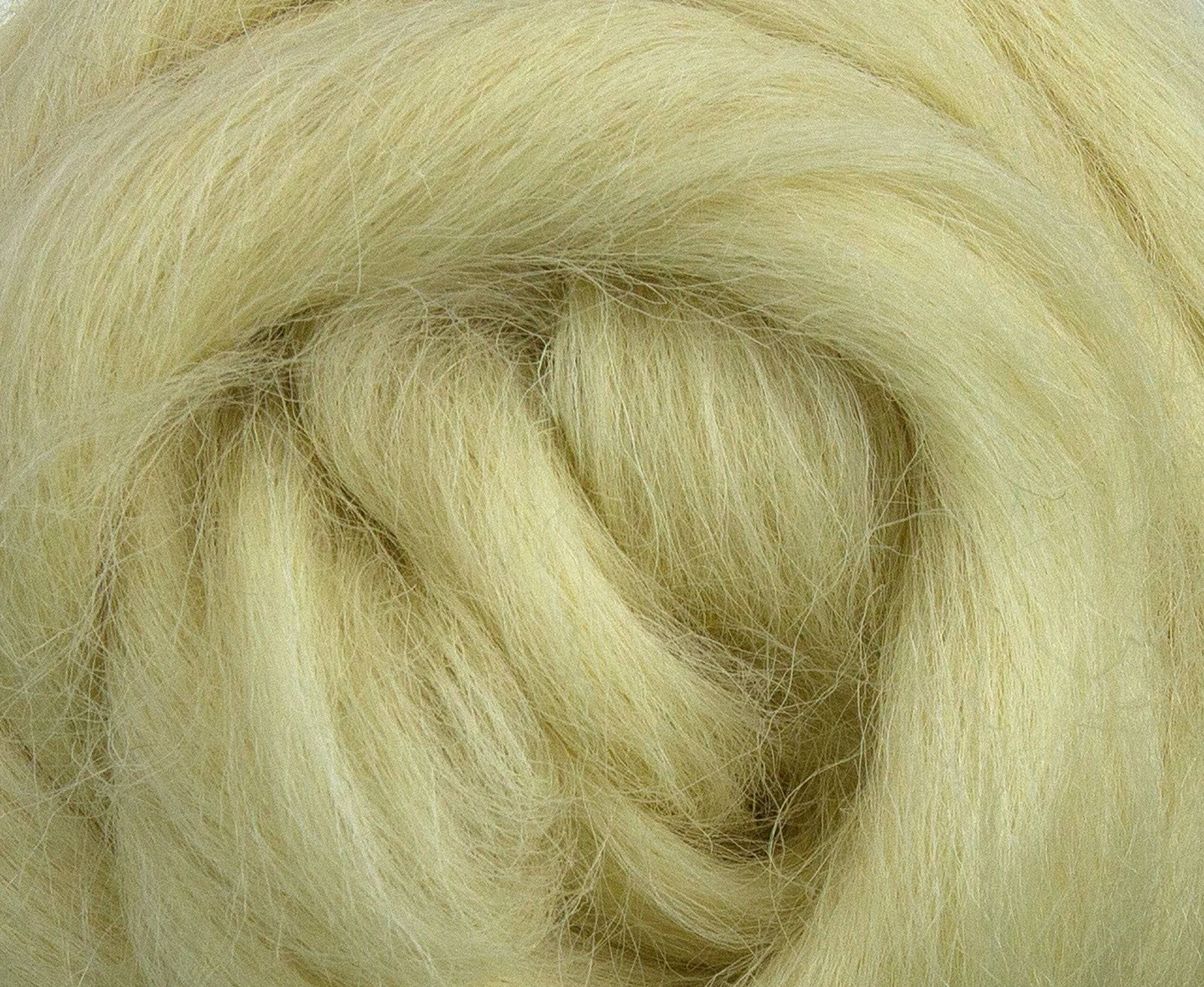White Devon Wool Top – Laughing Lamb Fibers