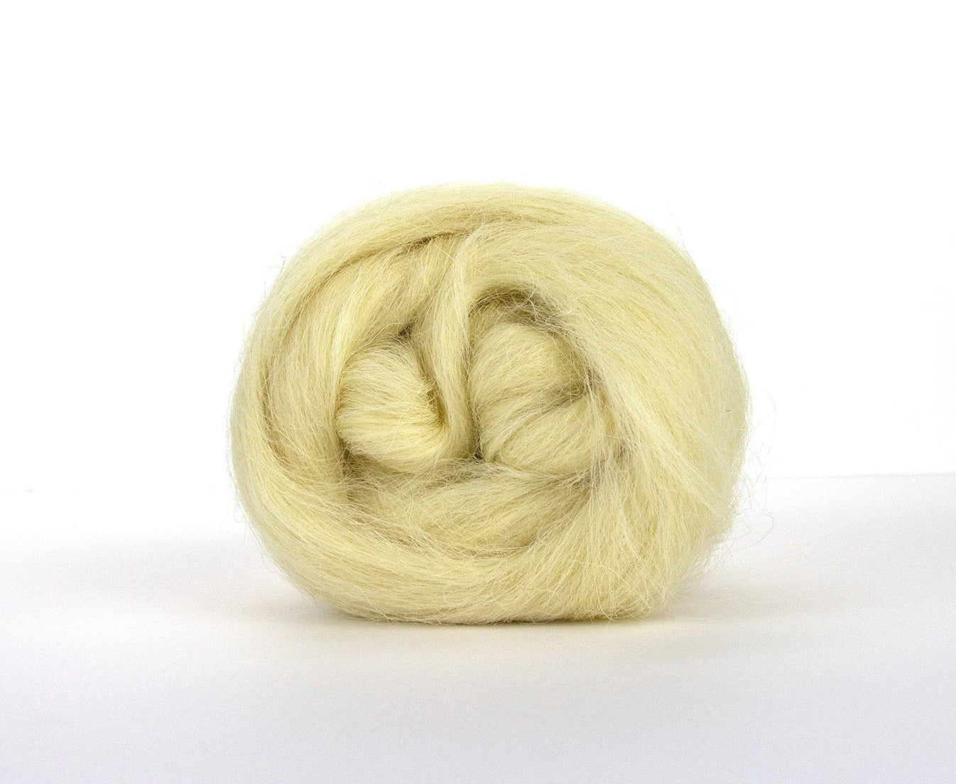 White Devon Wool Top – Laughing Lamb Fibers